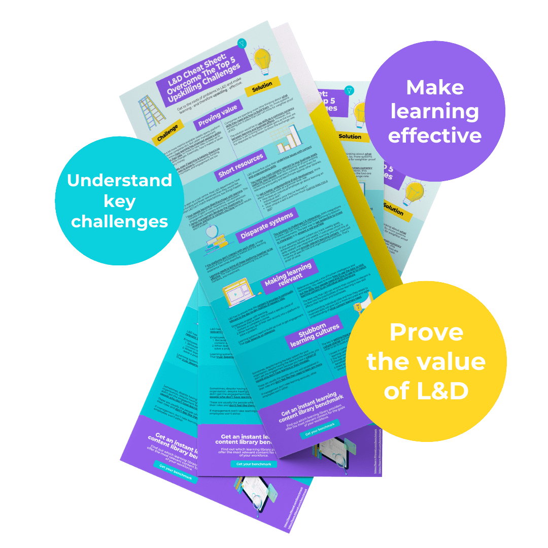 L&D Cheat Sheet: Overcome The Top 5 Upskilling Challenges | Filtered